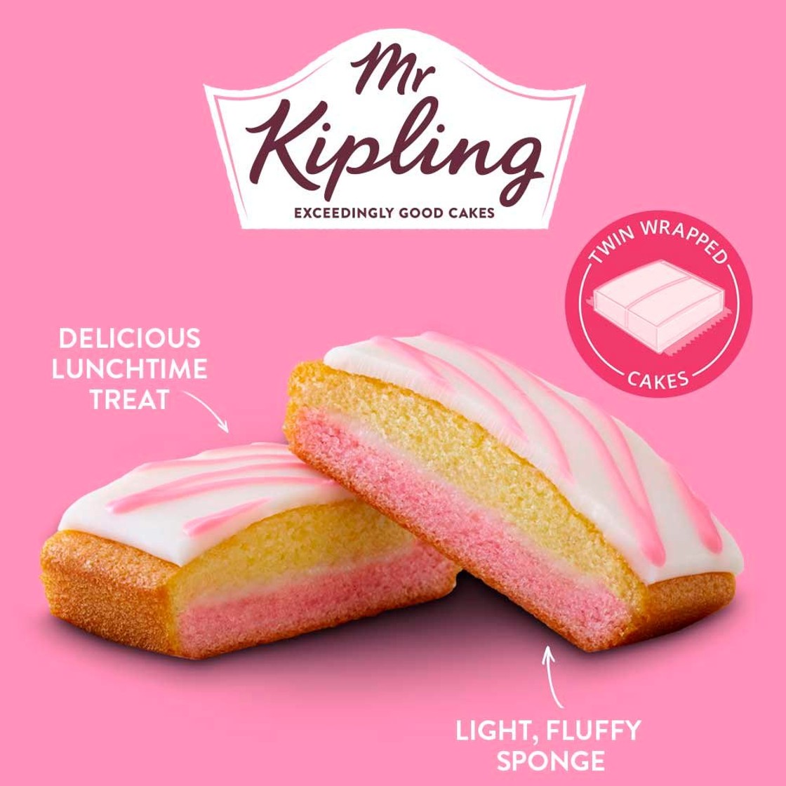 Mr Kipling Angel Slices Cakes Multipack Snack 3x2pk - Morrisons Online ...