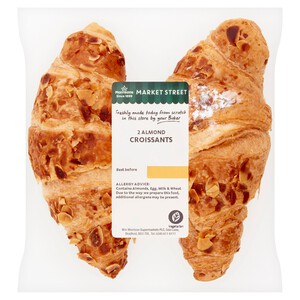Market Street Almond Croissants - Morrisons Online Groceries & Offers