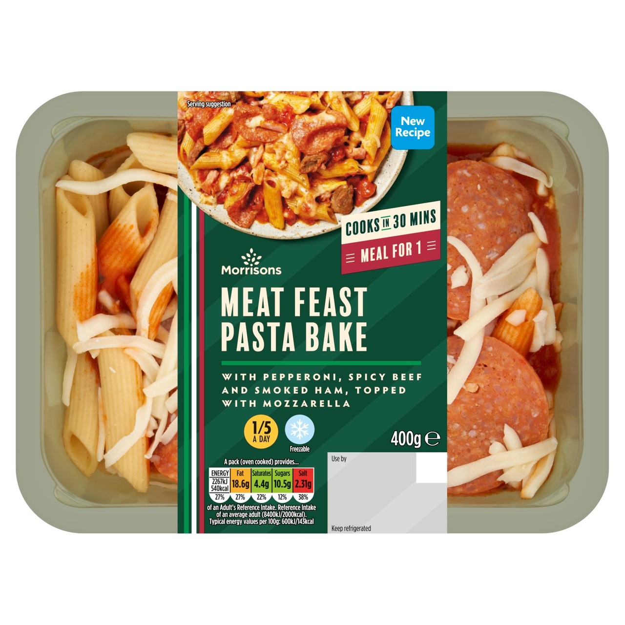 Morrisons Meat Feast Pasta Bake - Morrisons Online Groceries & Offers