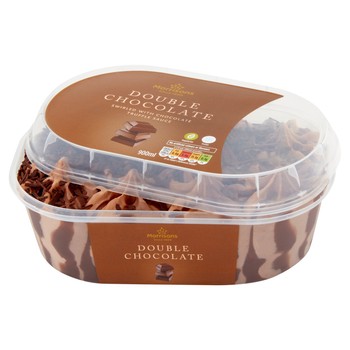 Morrisons Double Chocolate Ice Cream - Morrisons Online Groceries & Offers