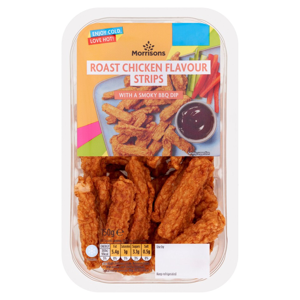 Morrisons Roast Chicken Strips With Smokey BBQ Dip - Morrisons Online ...