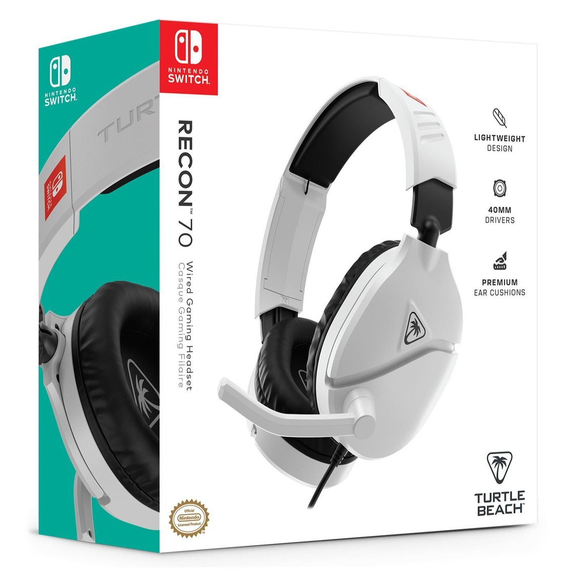 Turtle Beach Recon 70 Nintendo Switch 1 & 2 White - Morrisons Online ...