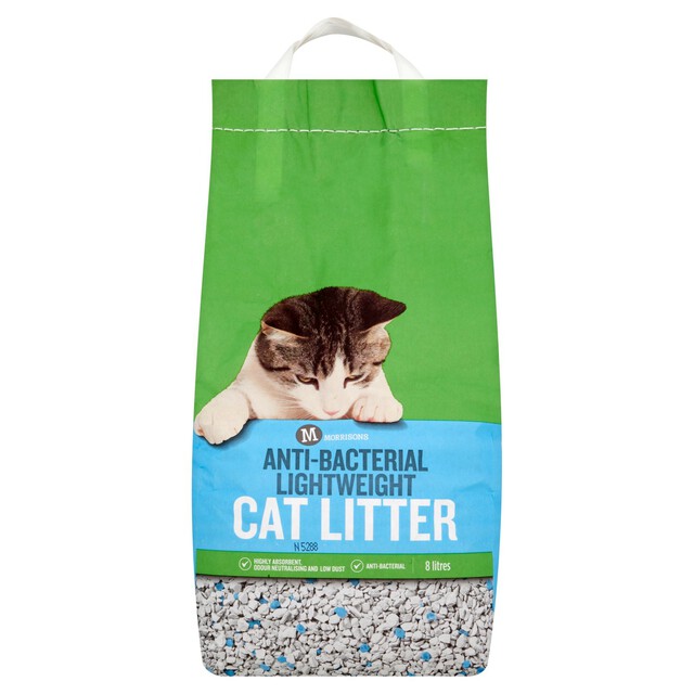 Morrisons Antibacterial Light Weight Cat Litter - Morrisons Online ...