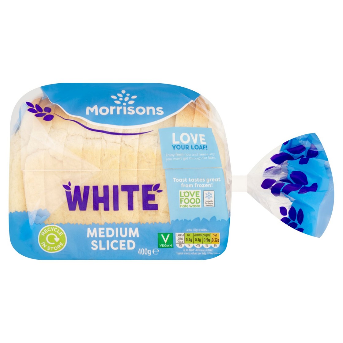 Morrisons Medium White Bread - Morrisons Online Groceries & Offers