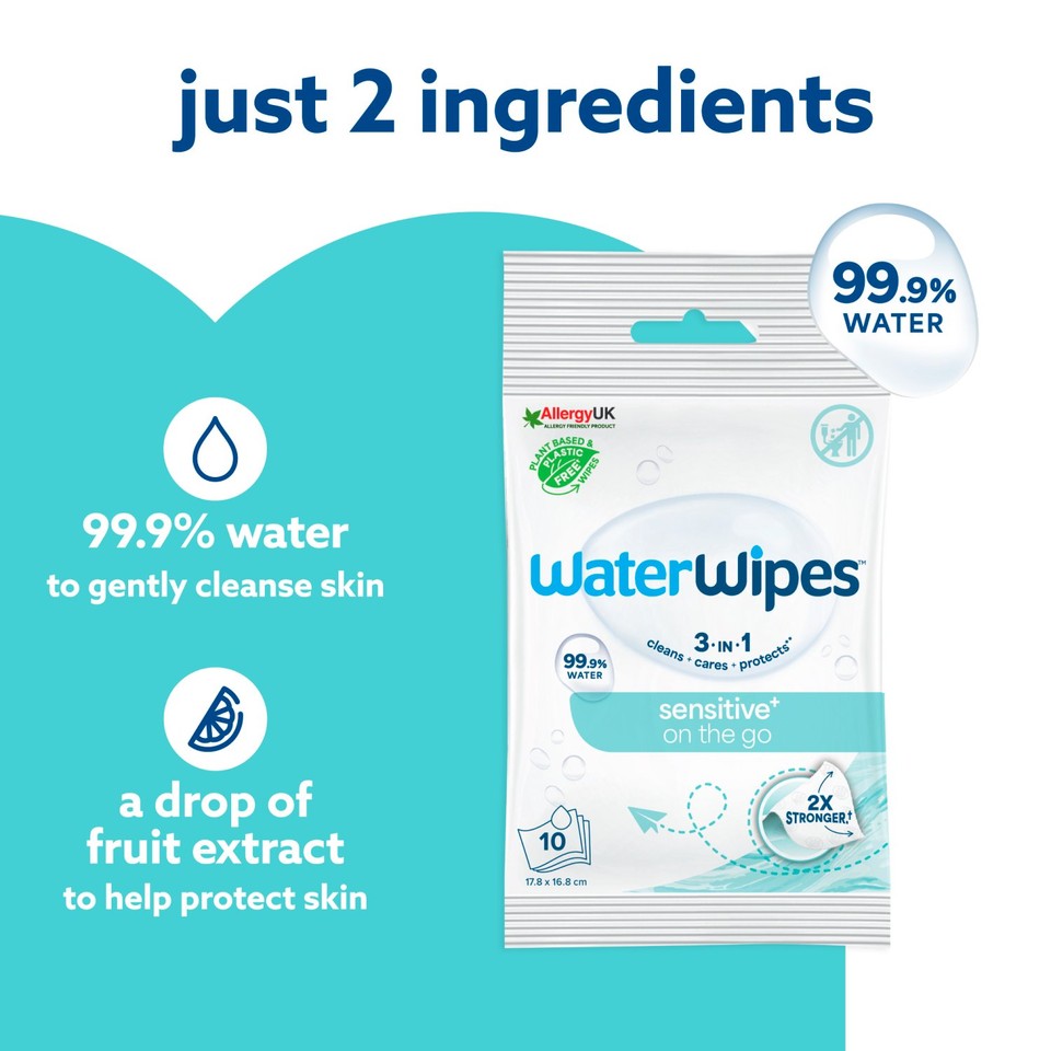 Waterwipes On The Go Wipes - Morrisons Online Groceries & Offers