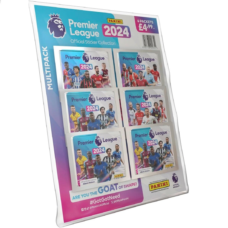 Official Premier League Football Stickers Multi-Pack - Morrisons Online ...