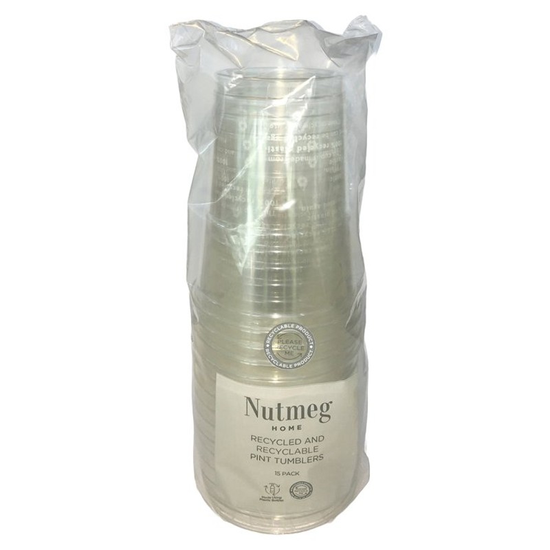 Nutmeg Home Pint Recyclable Plastic Tumbler - Morrisons Online ...