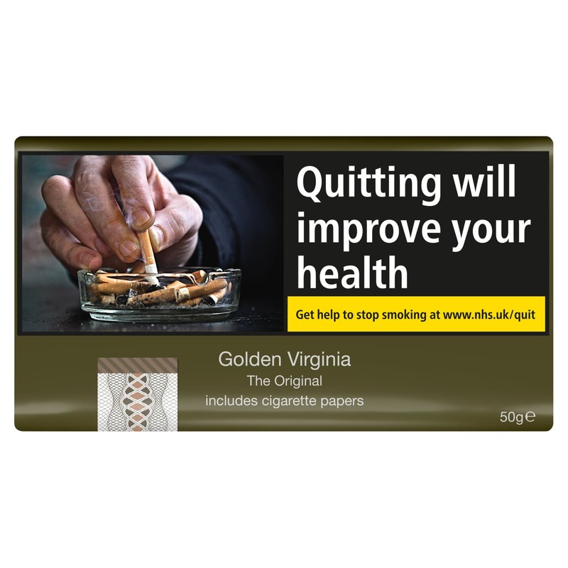 Golden Virginia The Original Tobacco Includes Cigarette Papers ...