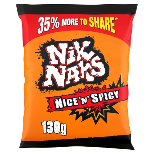 Nik Naks Nice 'n' Spicy Crisps - Morrisons Online Groceries & Offers