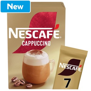 Nescafe Cappuccino Instant Coffee 7 Sachets - Morrisons Online ...