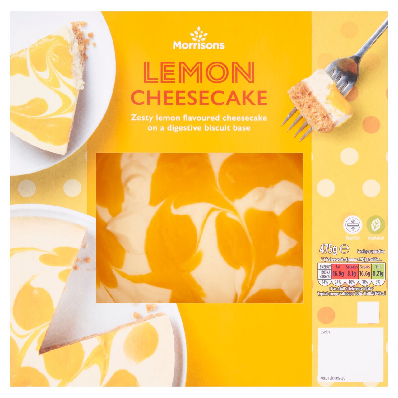 Morrisons Lemon Cheesecake - Morrisons Online Groceries & Offers
