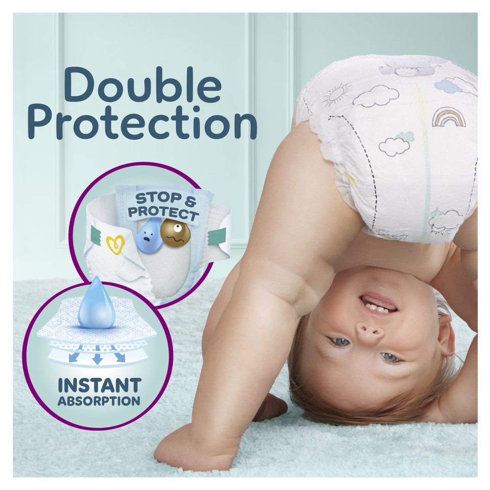 Pampers Premium Protection Size 4, 37 Nappies, 9kg - 14kg, Essential ...