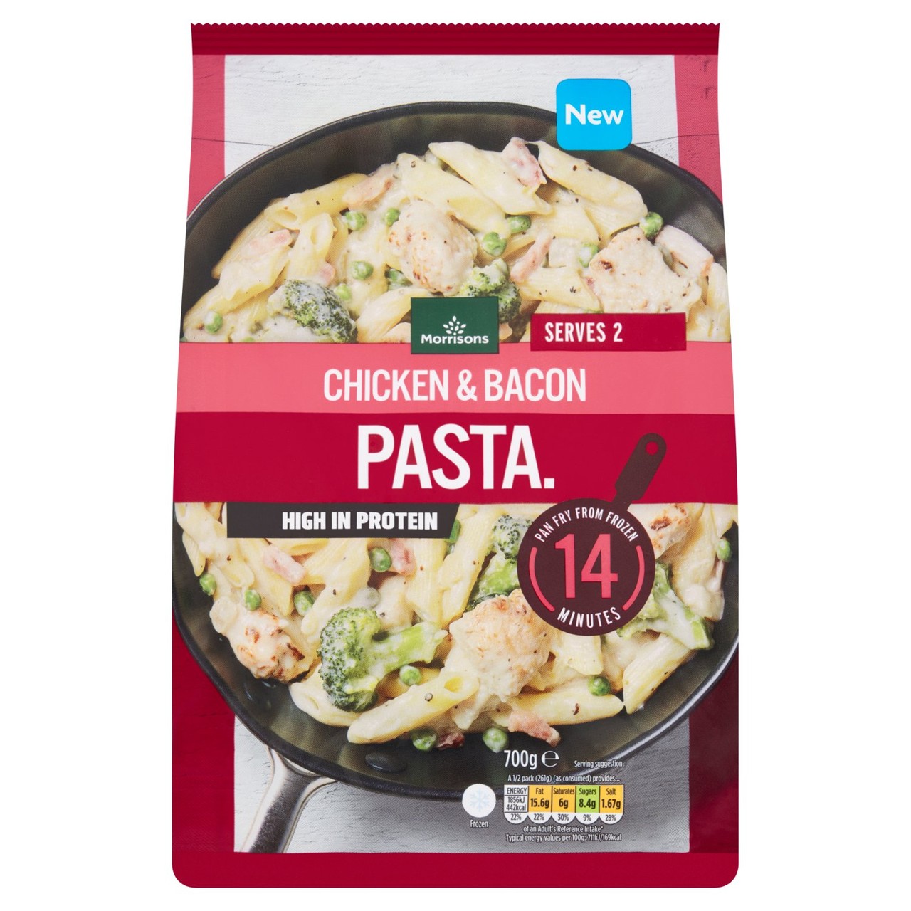 Morrisons Creamy Chicken & Bacon Pasta 700g - Morrisons Online ...