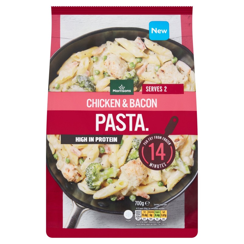 Morrisons Creamy Chicken & Bacon Pasta 700g - Morrisons Online ...