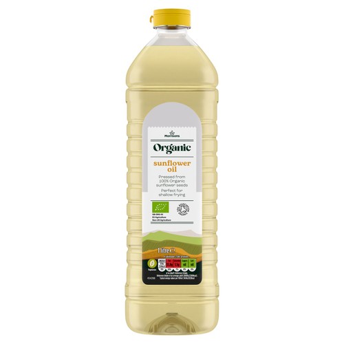 Morrisons Organic Sunflower Oil 1L - Morrisons Online Groceries & Offers