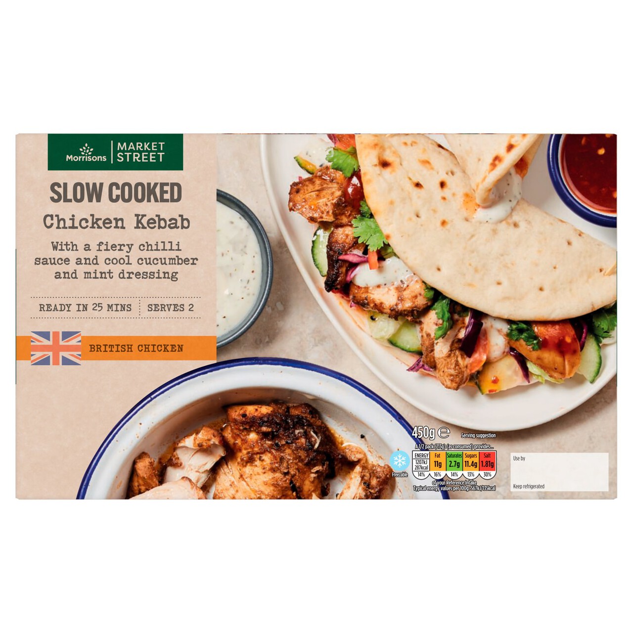 Morrisons Slow Cooked Chicken Kebab - Morrisons Online Groceries & Offers