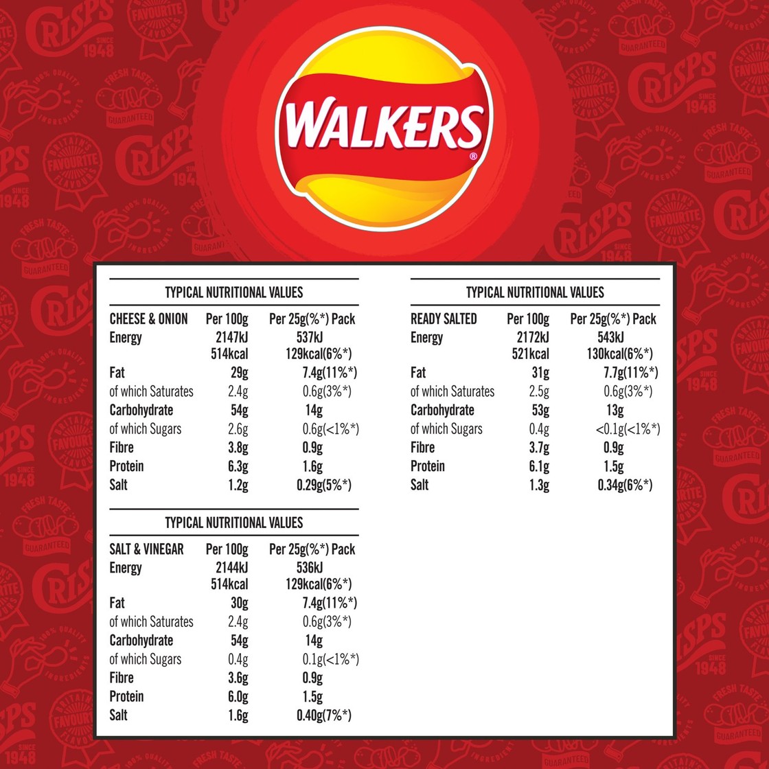 Walkers Classic Variety Multipack Crisps - Morrisons Online Groceries ...