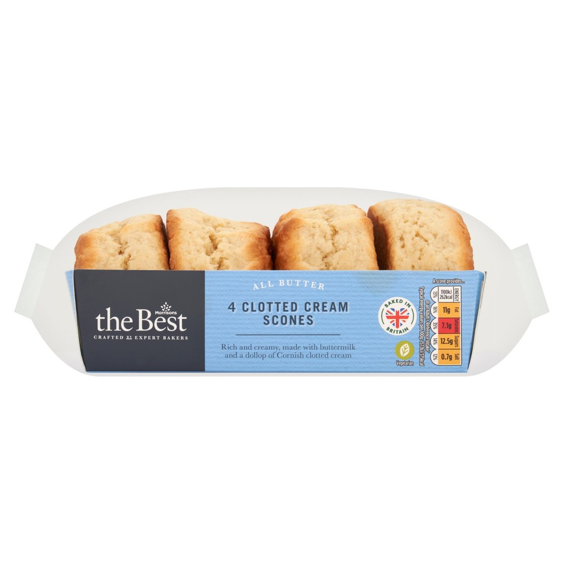 Morrisons The Best All Butter Scones 4 Pack - Morrisons Online ...