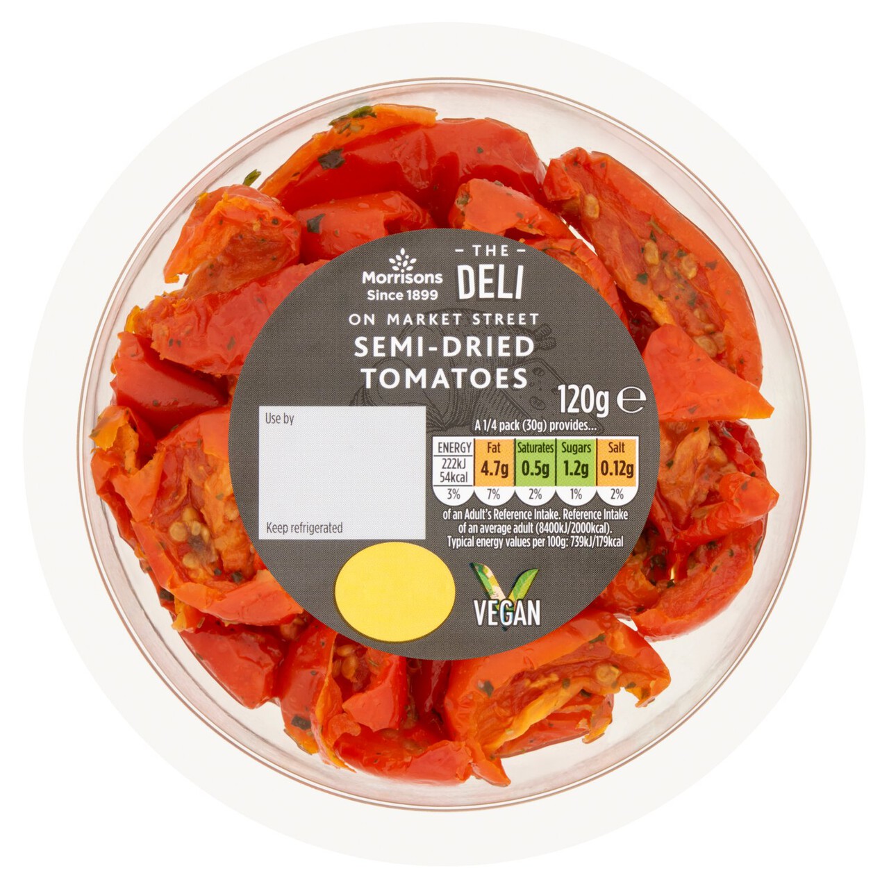 Morrisons Deli Semi-Dried Tomatoes 120g - Morrisons Online Groceries ...