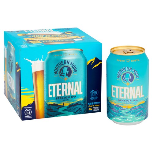 Northern Monk Eternal Session IPA 4x330ml - Morrisons Online Groceries ...