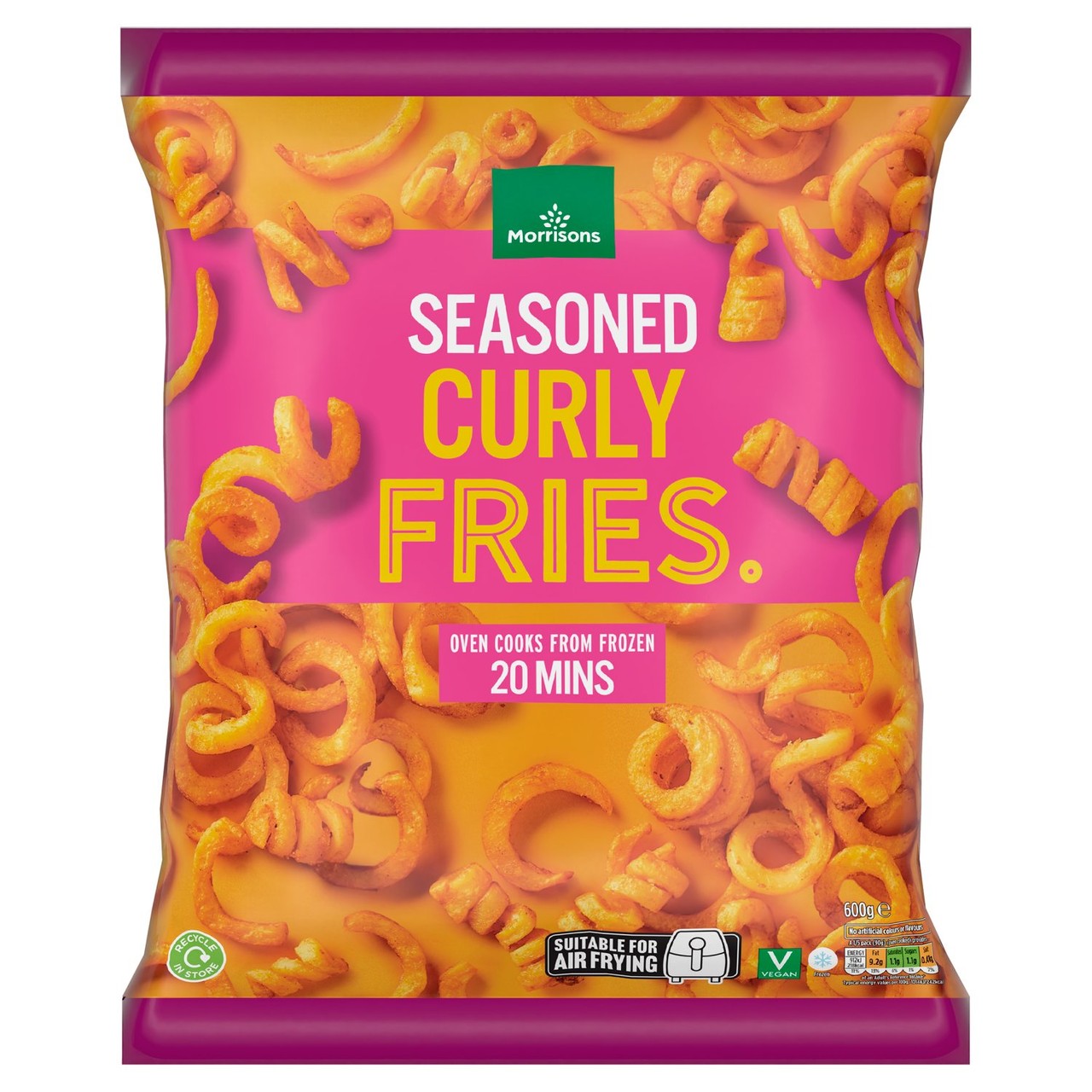 Morrisons Seasoned Curly Fries - Morrisons Online Groceries & Offers