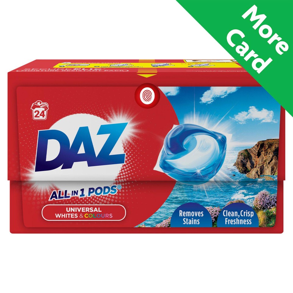 Daz All-In-1 Washing Capsules - Morrisons Online Groceries & Offers