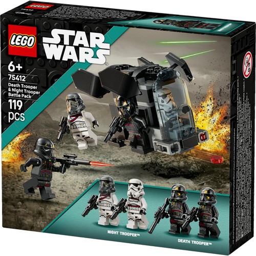 LEGO Star Wars Death Trooper and Night Trooper Battle Pack 75412 ...