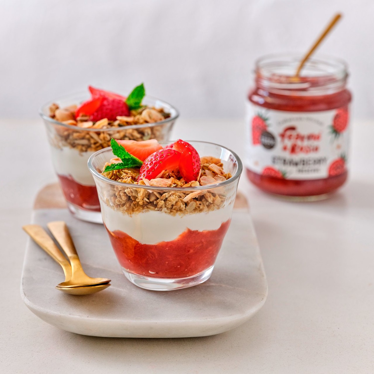 Fearne & Rosie Reduced Sugar Strawberry Jam - Morrisons Online ...