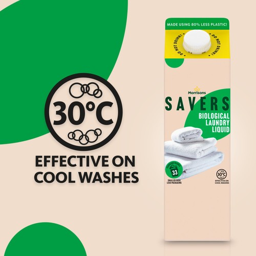 Morrisons Savers Biological Laundry Liquid 33 Washes - Morrisons Online ...