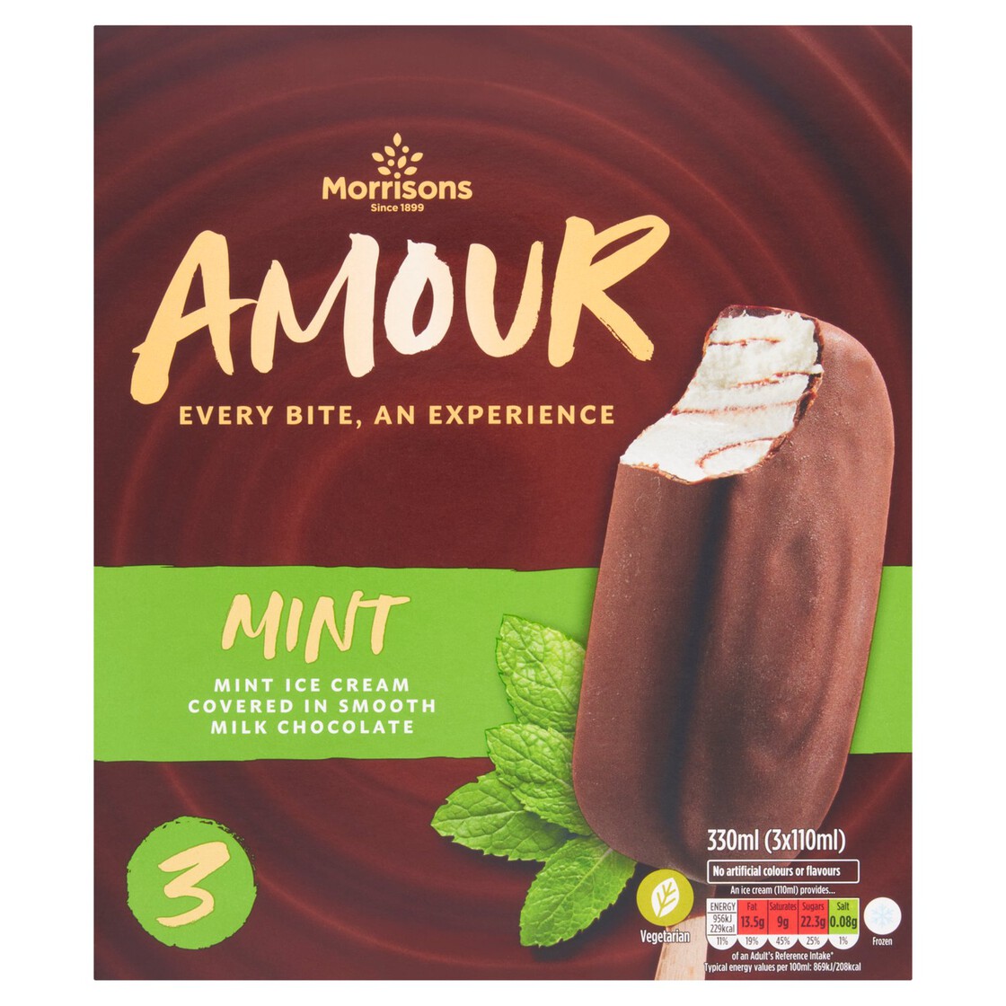 Morrisons Mint Chocolate Amour Sticks - Morrisons Online Groceries & Offers