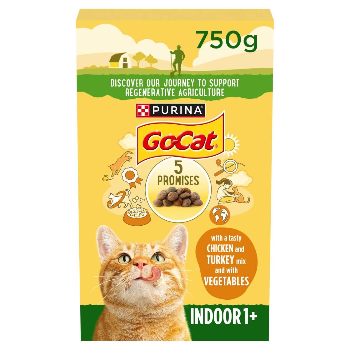 Go-Cat Indoor Chicken & Veg Dry Cat Food - Morrisons Online Groceries ...