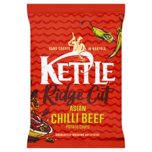 Kettle Ridge Cut Asian Chilli Beef 40g - Morrisons Online Groceries ...