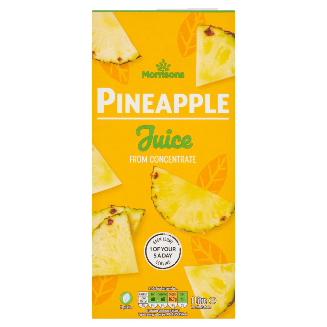 Morrisons Pineapple Juice from Concentrate - Morrisons Online Groceries ...