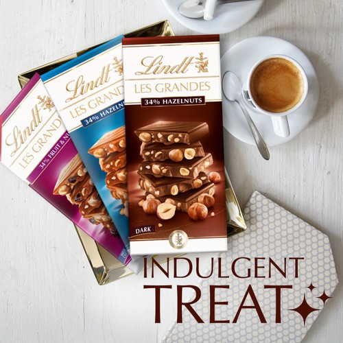 Lindt Dark Hazelnut Chocolate - Morrisons Online Groceries & Offers