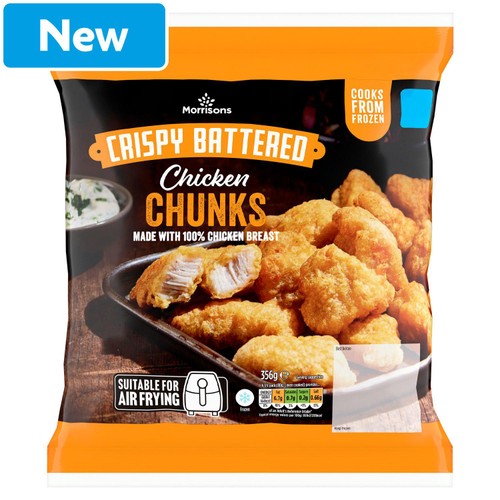 Morrisons Battered Chicken Chunks - Morrisons Online Groceries & Offers