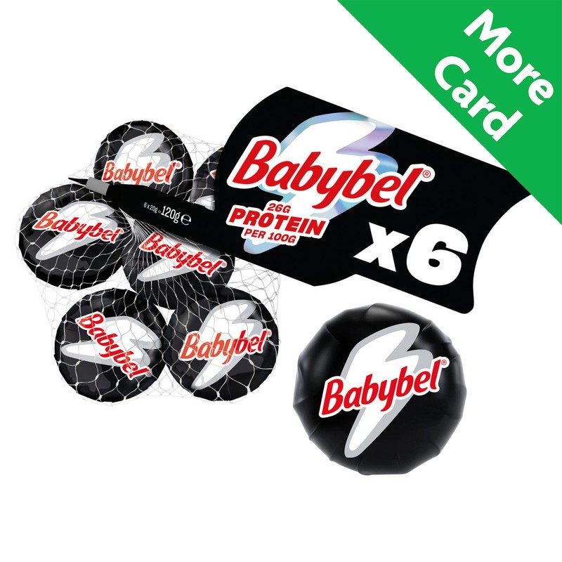 Mini Babybel Protein Cheese Snacks 6 x20g - Morrisons Online Groceries ...