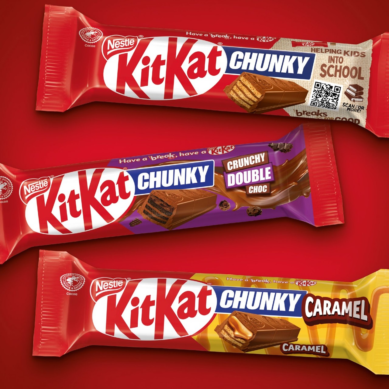 Kit Kat Chunky Milk Chocolate Bar Multipack 4 Pack - Morrisons Online ...