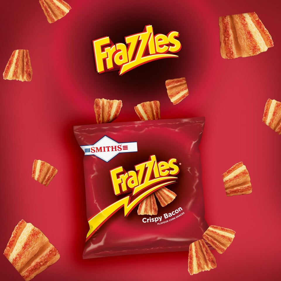 Smiths Frazzles Crispy Bacon Sharing Snacks Crisps - Morrisons Online ...
