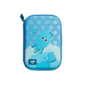 Tinc Hard Case Pencil Case Blue Octopus - Morrisons Online Groceries ...