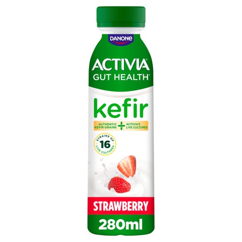 Activia Kefir Strawberry Gut Health Yoghurt Drink - Morrisons Online ...