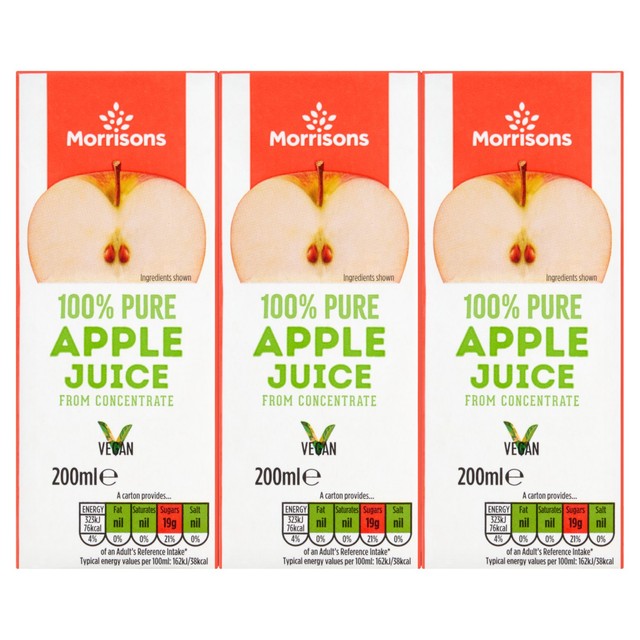 Morrisons Apple Juice from Concentrate - Morrisons Online Groceries ...