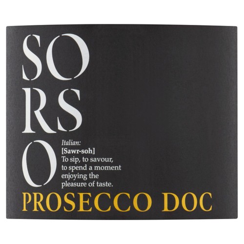 Sorso Prosecco Spumante 75cl - Morrisons Online Groceries & Offers