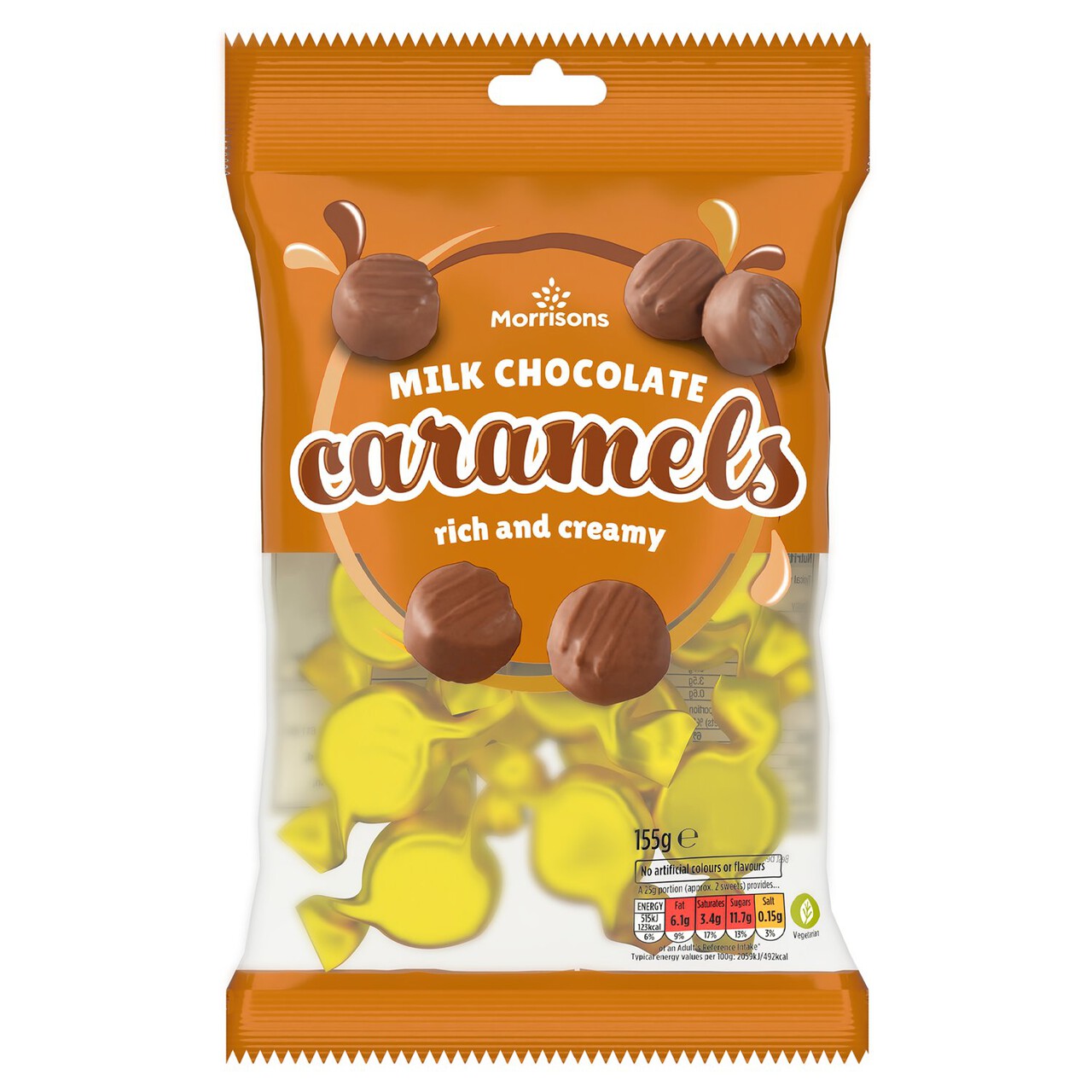 Morrisons Milk Chocolate Caramels - Morrisons Online Groceries & Offers