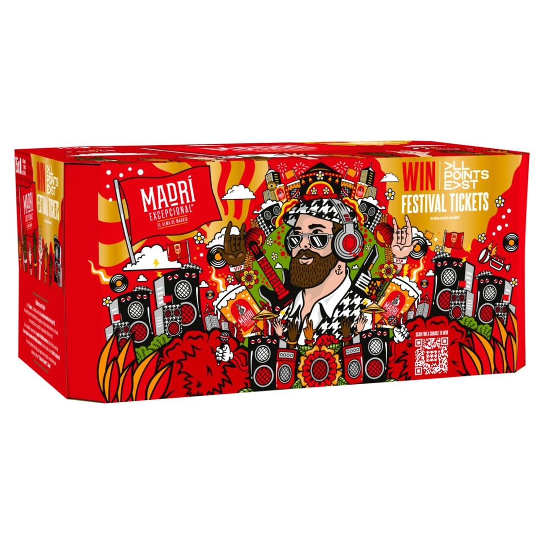 Madri Excepcional Lager Beer Cans 15x440ml - Morrisons Online Groceries ...