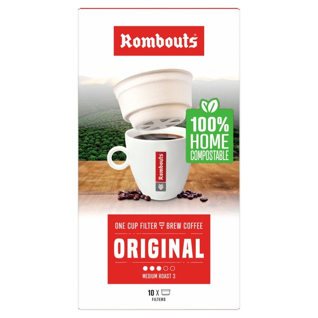Rombouts Original Compostable One Cup Filter Coffee - Morrisons Online ...