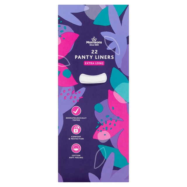 Morrisons Panty Liners Extra Long - Morrisons Online Groceries & Offers
