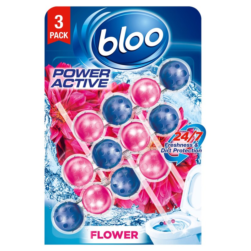 Bloo Power Active Rim Block Flowers Trio Pack - Morrisons Online ...