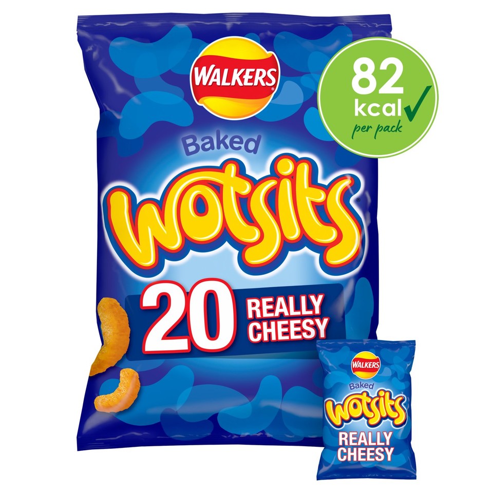 Walkers Wotsits Really Cheesy Multipack Snacks Crisps - Morrisons ...