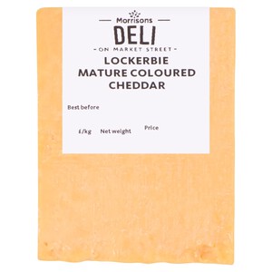 Lockerbie Mature Coloured Cheddar - Morrisons Online Groceries & Offers