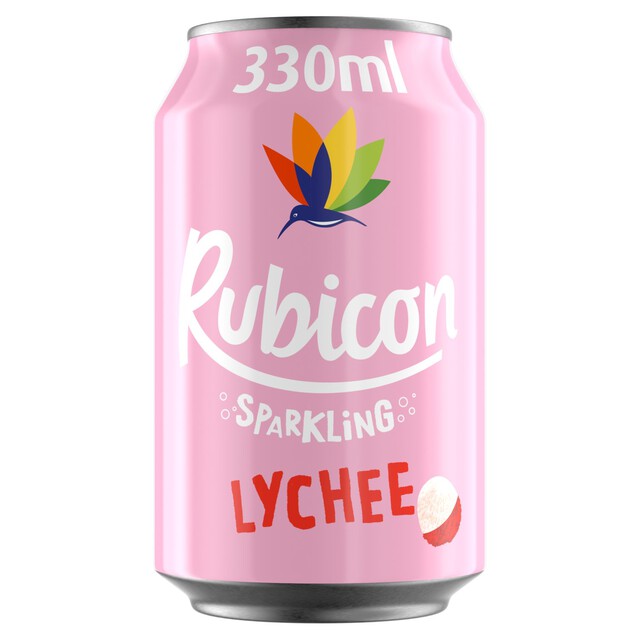 Rubicon Sparkling Lychee Soft Drink Can 330ml - Morrisons Online ...